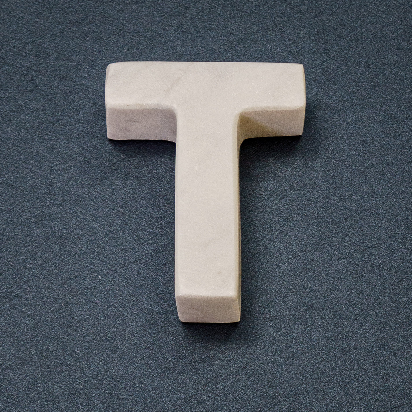 Trinx White Marble Letter T - Wayfair Canada