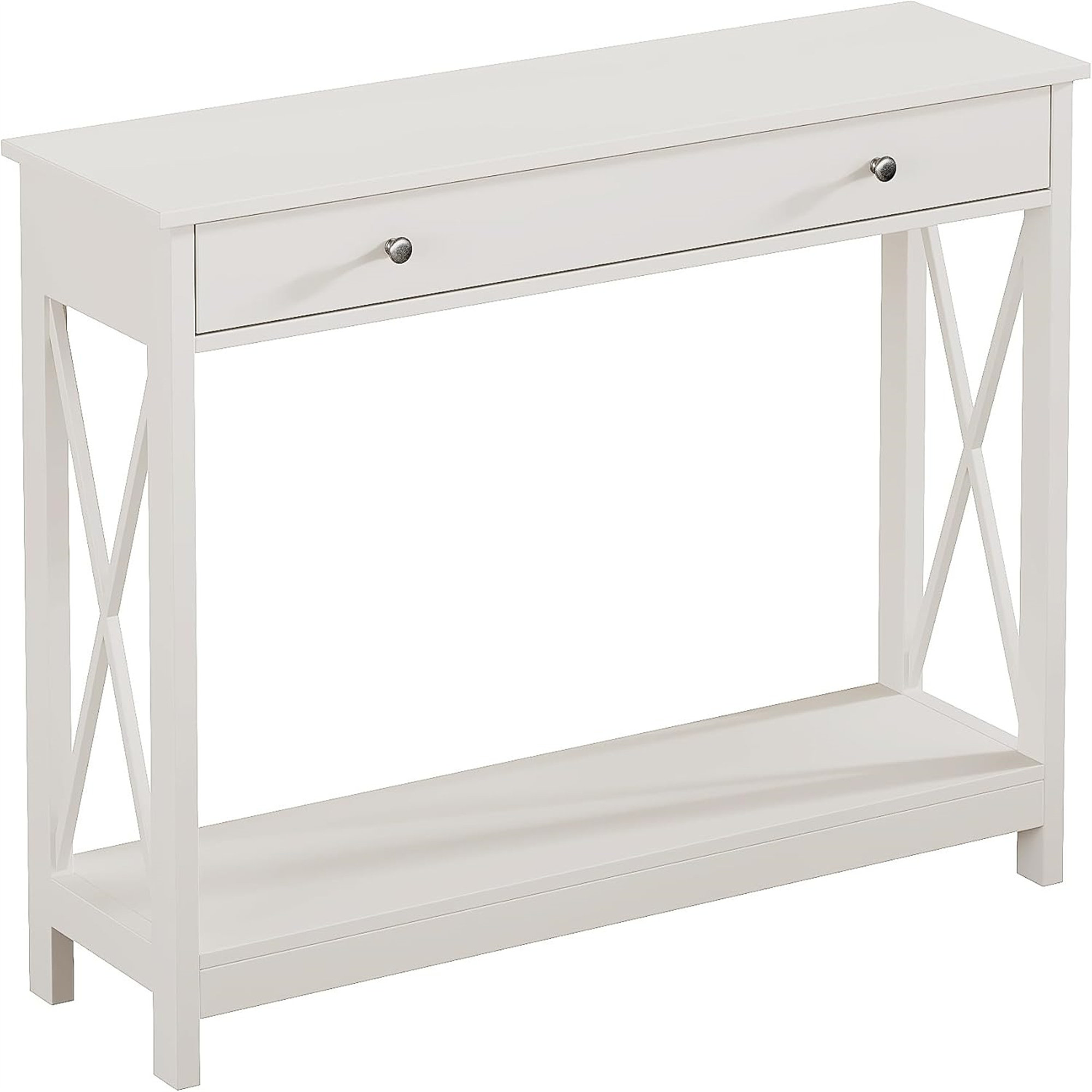Latitude Run® Narrow multifunctional dressing table: with drawers and ...