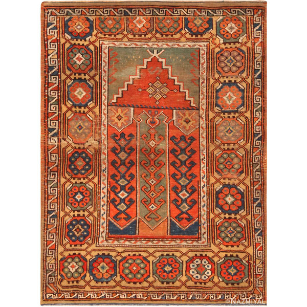 Nazmiyal Collection Small Tribal Antique Turkish Konya Muslim Prayer ...