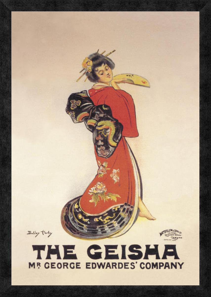 Global Gallery 'The Geisha: Mr. George Edwardes' Company' Framed ...