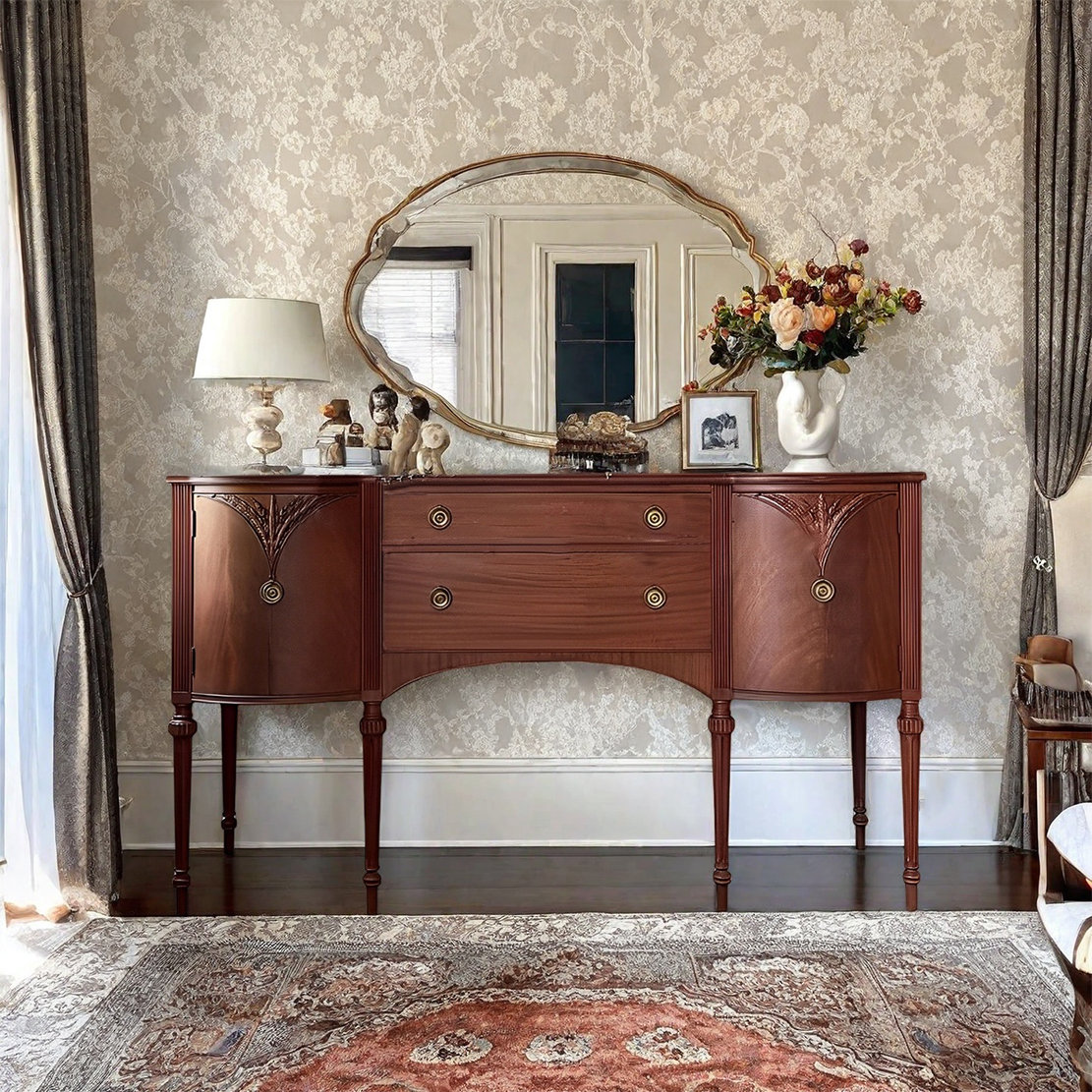 Charlton Home® Retro Multifunctional Practical Console Table | Wayfair