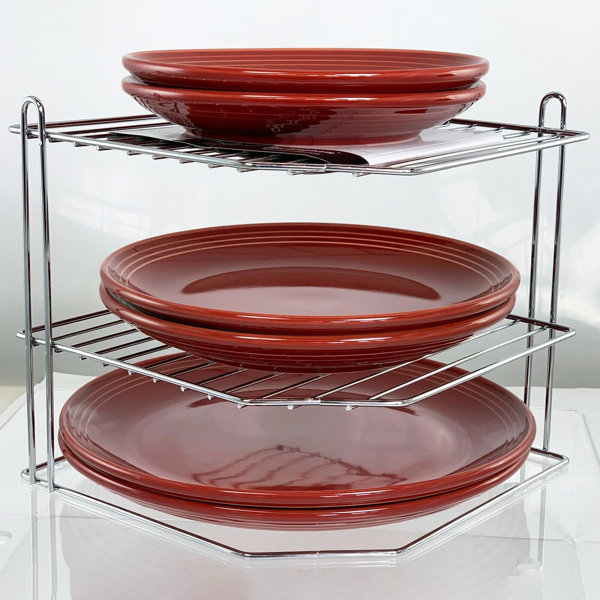 Buckingham 3 Tier Plate Organising Kitchen Rack | Wayfair.co.uk