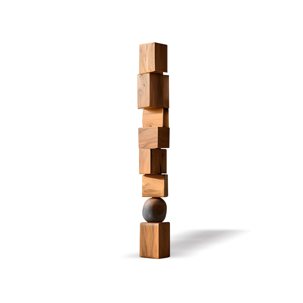 Orren Ellis Brown + Cuboid + Poplar + Decorative Object | Wayfair