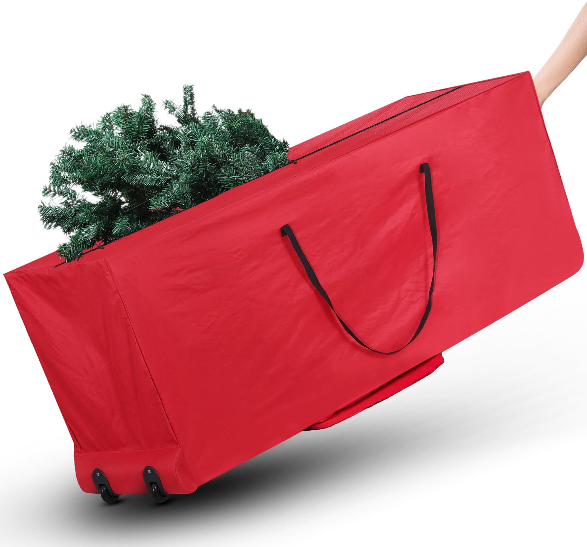 RETGOL 9FT Rolling Christmas Tree Storage Bag, 600D Oxford Tree Storage ...