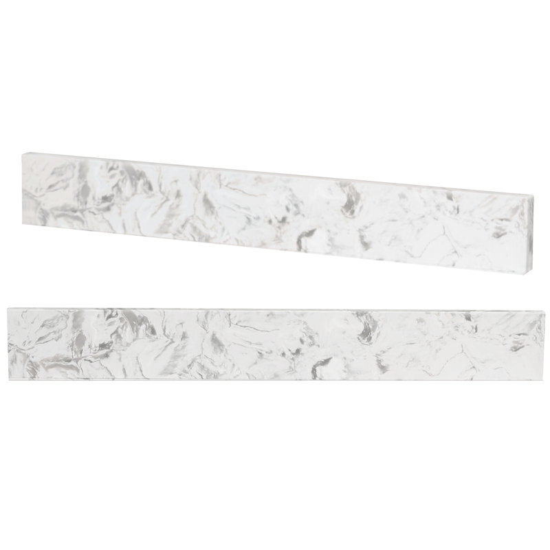 Novatto 37-Inch Café Mocha Quartz Backsplash | Wayfair