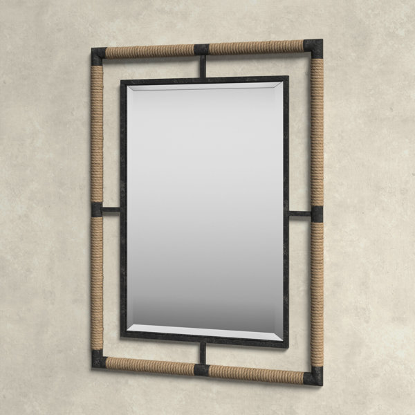 Birch Lane™ Samara Rectangle Rope Wall Mirror | Wayfair