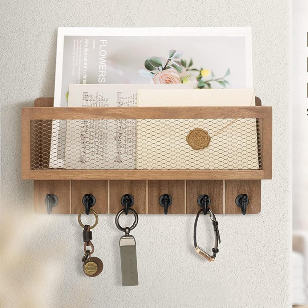 Millwood Pines Manufactured Wood Wall Organizer - Wayfair Canada