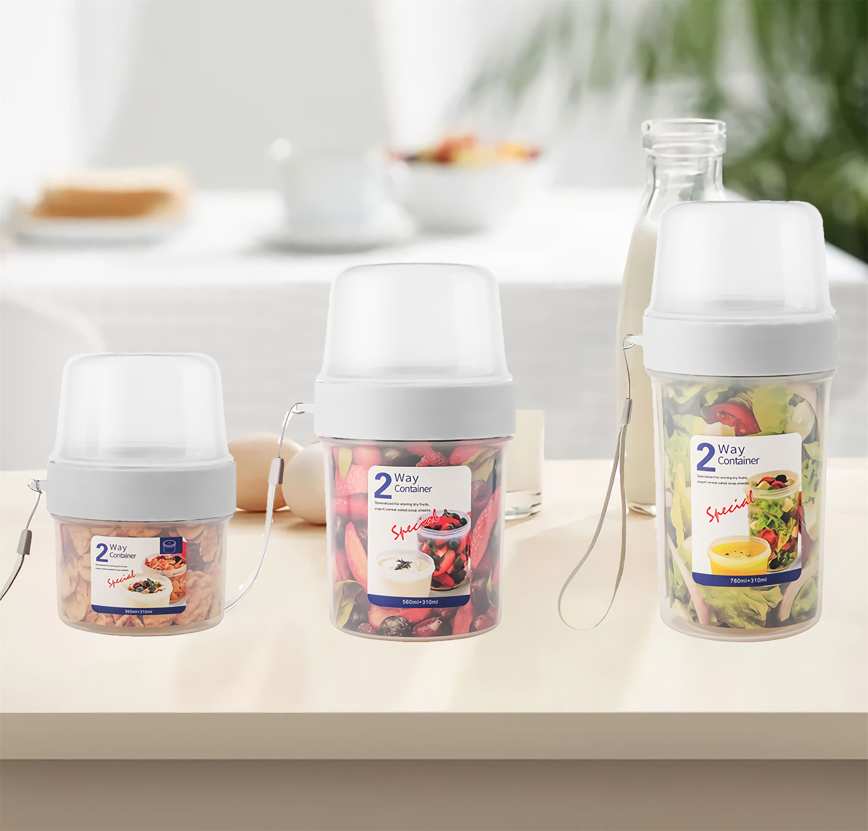 LIYONG White Round Plastic Lid | Wayfair