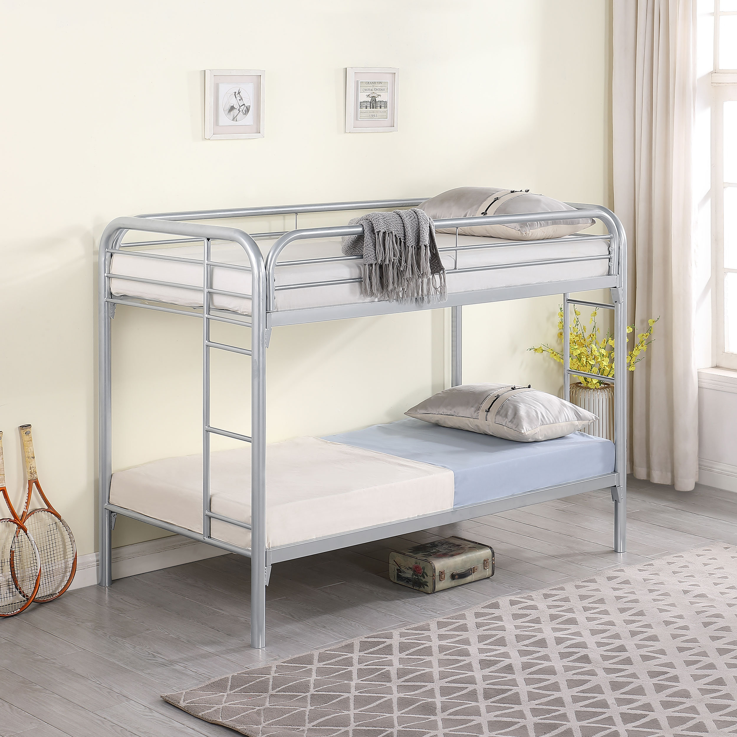 Harriet Bee Cathey Twin over Twin Bunk Bed & Reviews | Wayfair