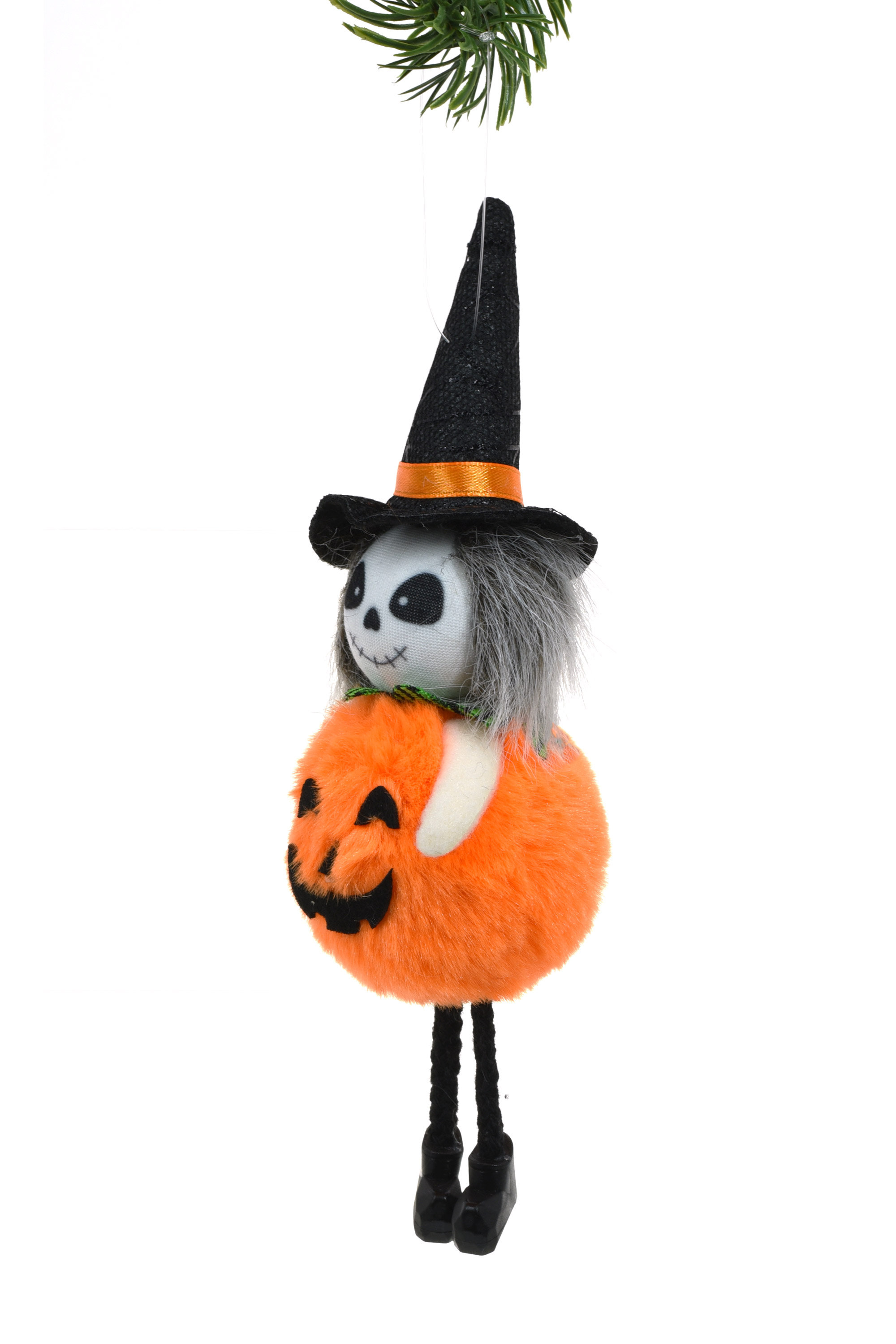 Starlight Collection Orange Sitting Happy Skeleton (Pack Of 8) | Wayfair