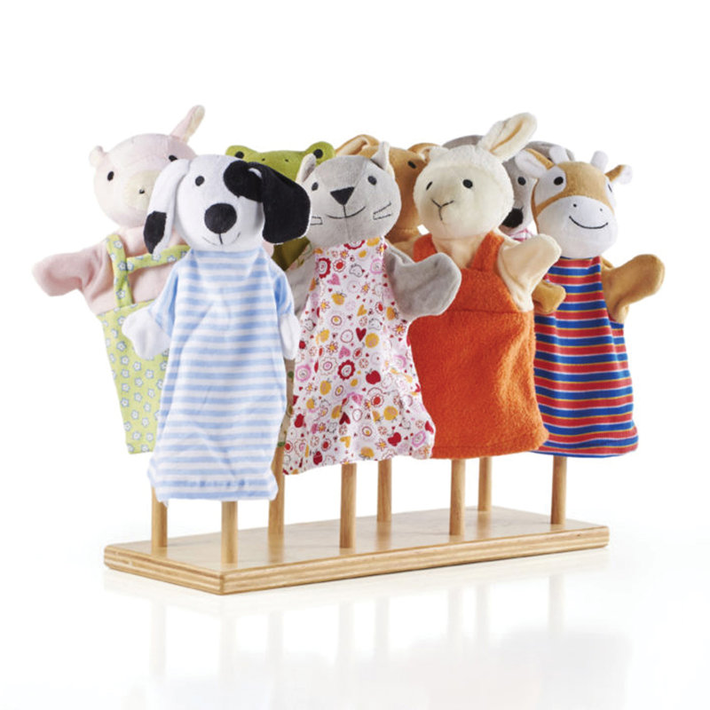 Guidecraft Solid Wood Tabletop Puppet Stand | Wayfair
