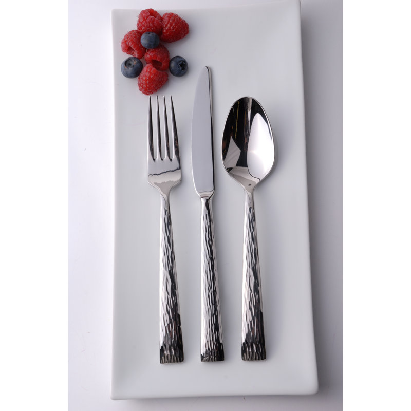 David Shaw Silverware 20 Piece 18/10 Stainless Steel Flatware Set ...