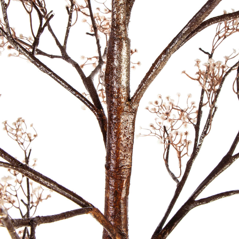 Primrue 6' Indoor/Outdoor Electric Lighted Faux Gypsophila Twig Tree ...