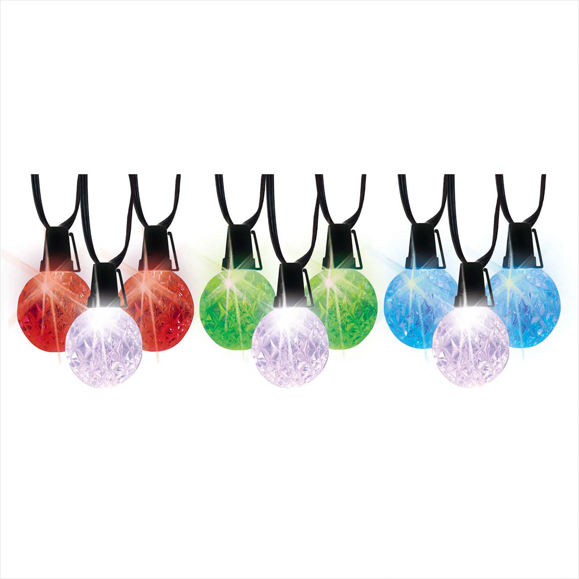 Brite Star Symphony of Light 10 Light Globe 10 Light LED String Light ...
