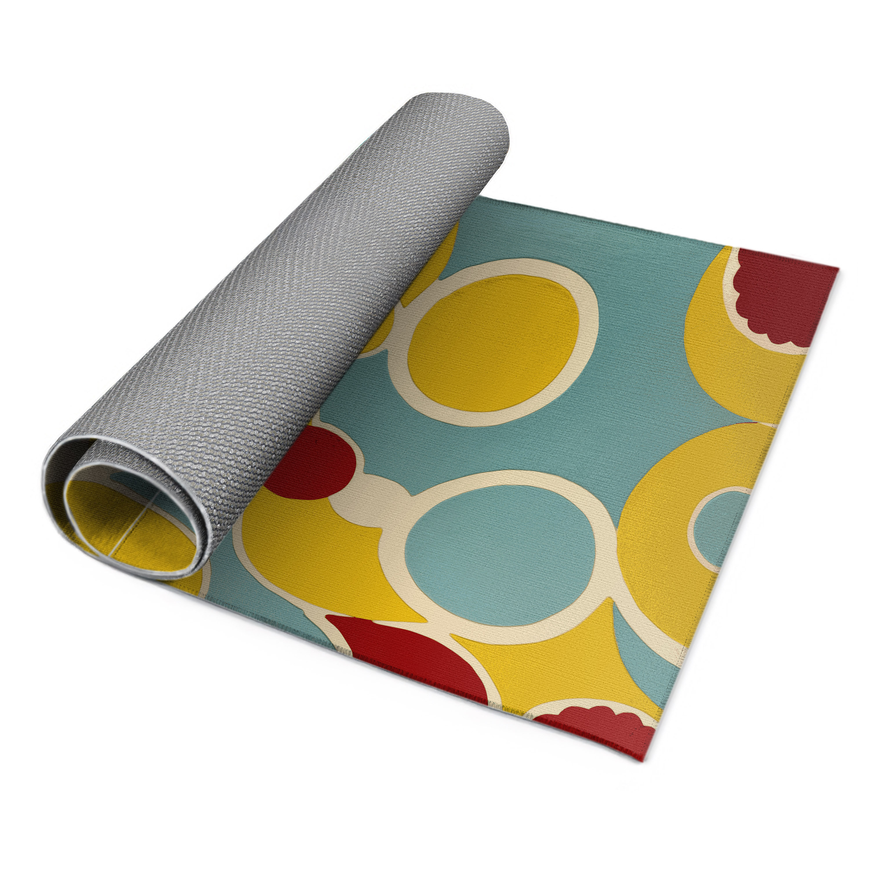 Wrought Studio™ Cheeky Wiggle Indoor And Outdoor Area Rug | Wayfair