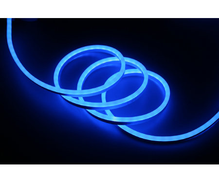 The Holiday Aisle® Neo-neon Blue Neon Flex Rope Light - Neon Flex ...