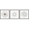 Wrought Studio™ Circle Lines II Triptych - 3 Piece Picture Frame Print ...