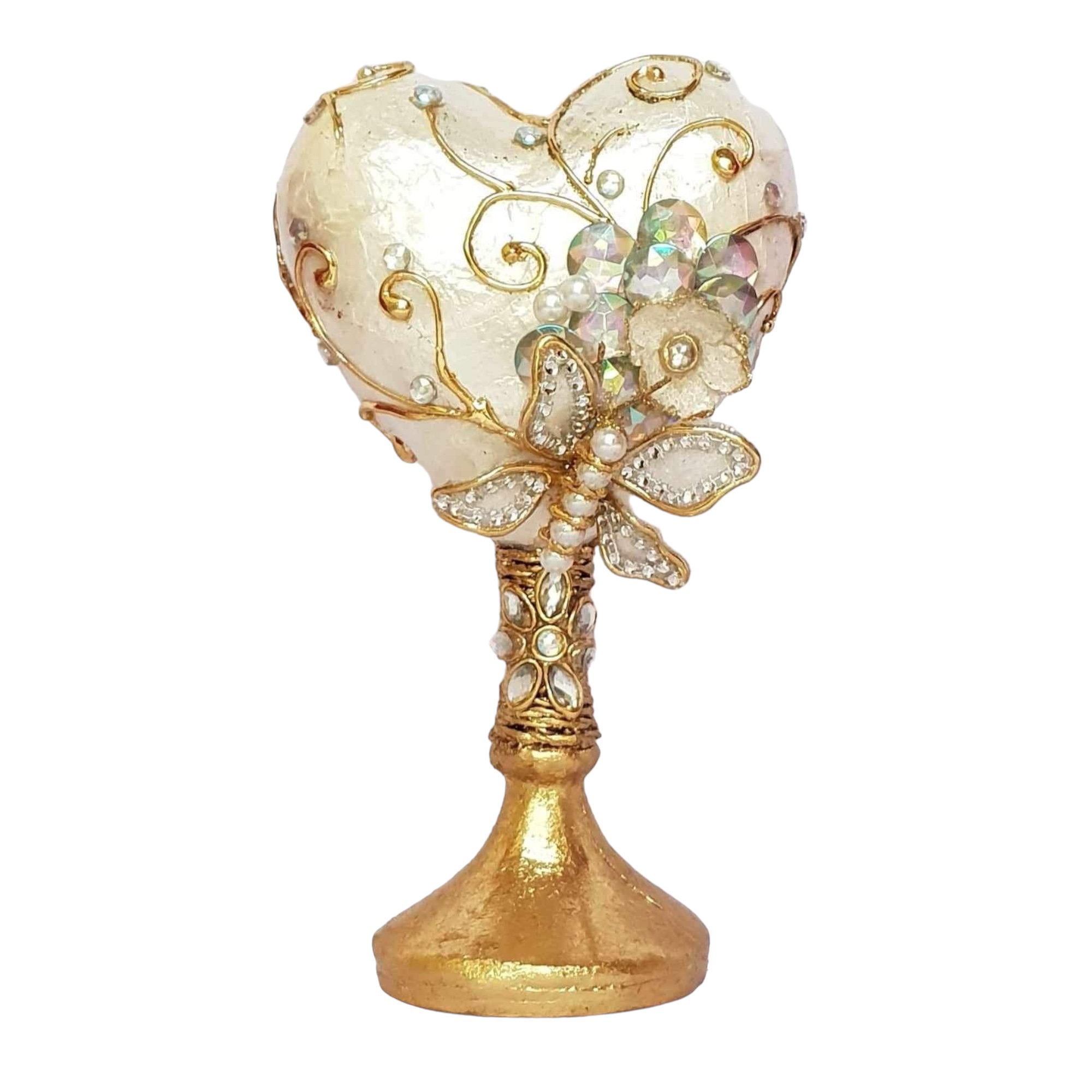 The Holiday Aisle® Jeweled Hearts Laminated Capiz Décor - Wayfair Canada