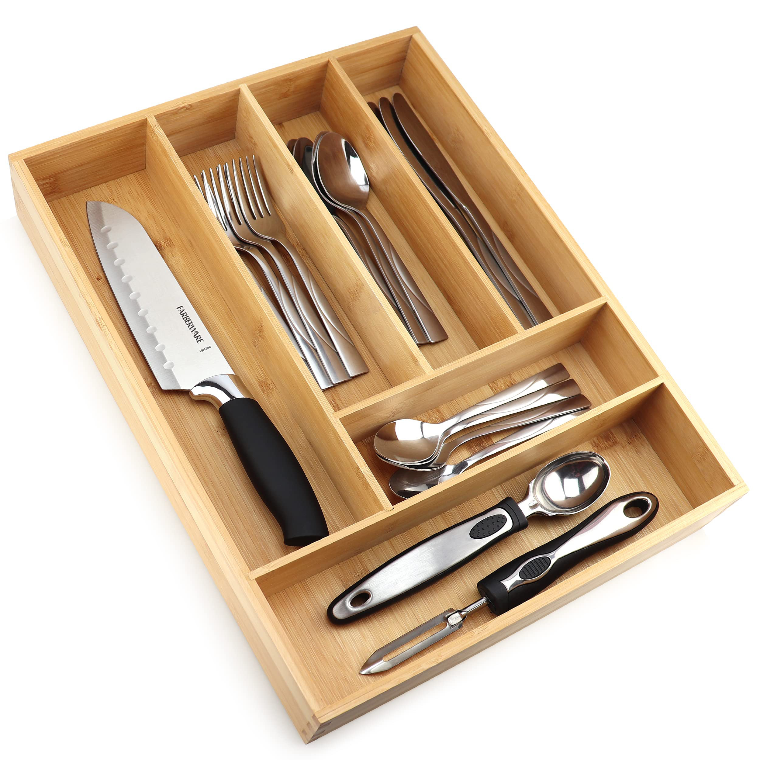 Loon Peak® Silverware Tray Organizer– Flatware Utensil Cutlery ...