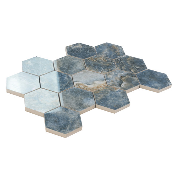 Apollo Tile Splendor 8.86'' W x 12.8'' L Porcelain Tile Mosaic Sheet ...