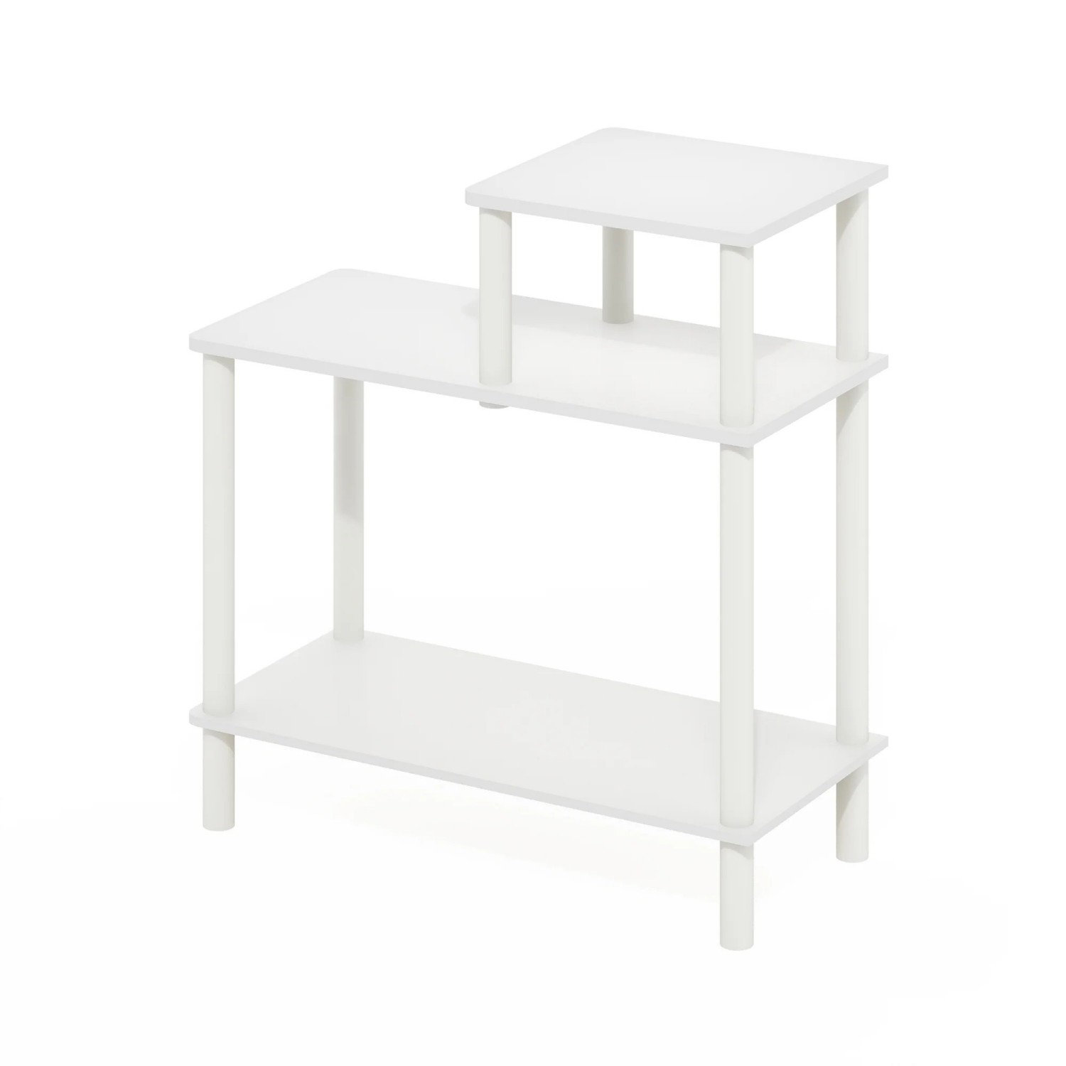 Latitude Run® 3-Tier Rectangular Sofa Side Table, End Table with Open Shelves | Wayfair