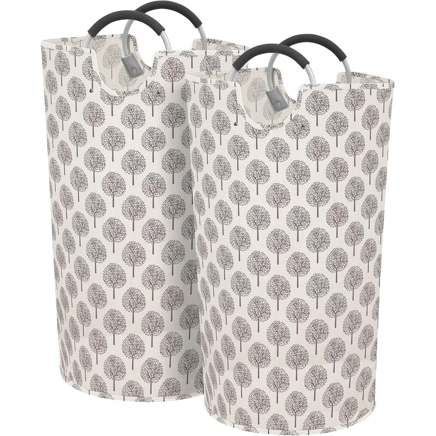 Latitude Run® 2 Pack 90L Large Laundry Basket Freestanding Laundry ...