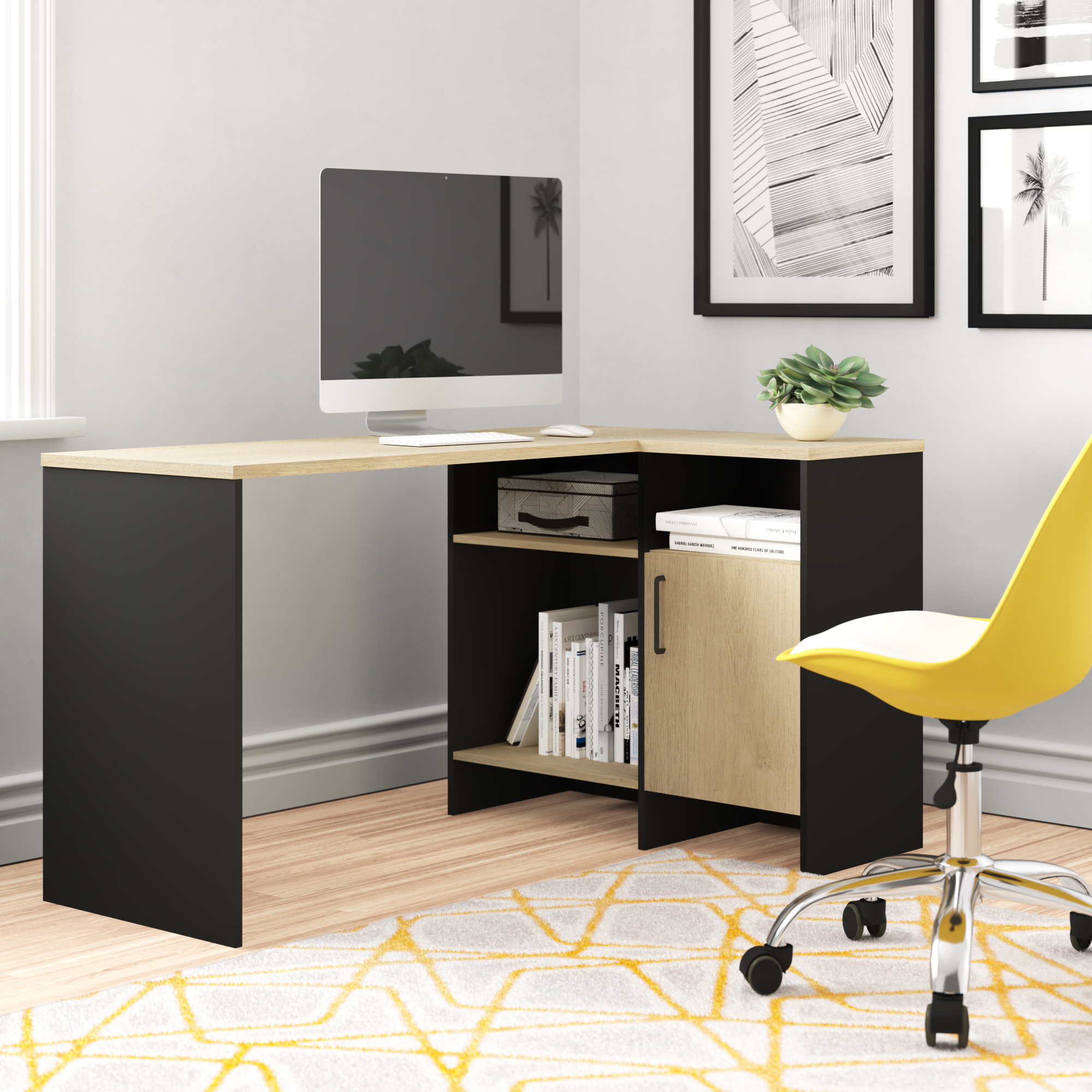 Zipcode Design San Angelo Corner Computer Desk | Wayfair.ie