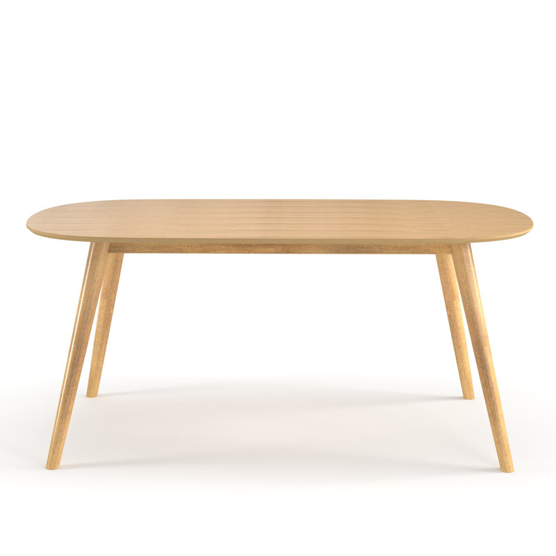 AllModern Bray Oval Solid Wood Base Dining Table & Reviews | Wayfair
