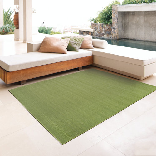 5' x 8' Green Outdoor Rugs You'll Love | Wayfair