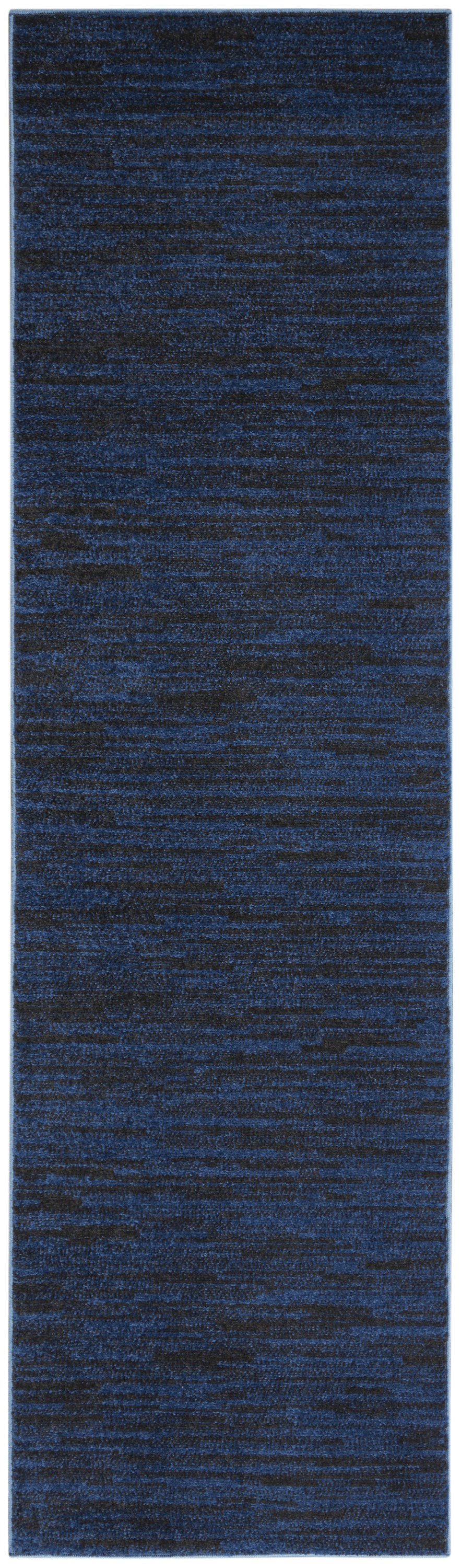 Latitude Run® 2' X 8' Midnight Blue Non Skid Indoor Outdoor Runner Rug ...
