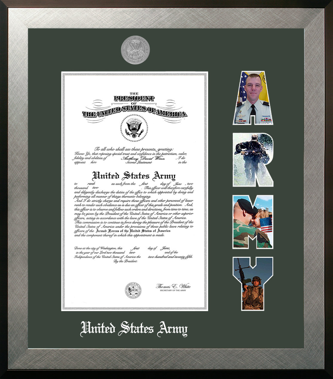 Patriot Frames Army Certificate Honors Picture Frame | Wayfair