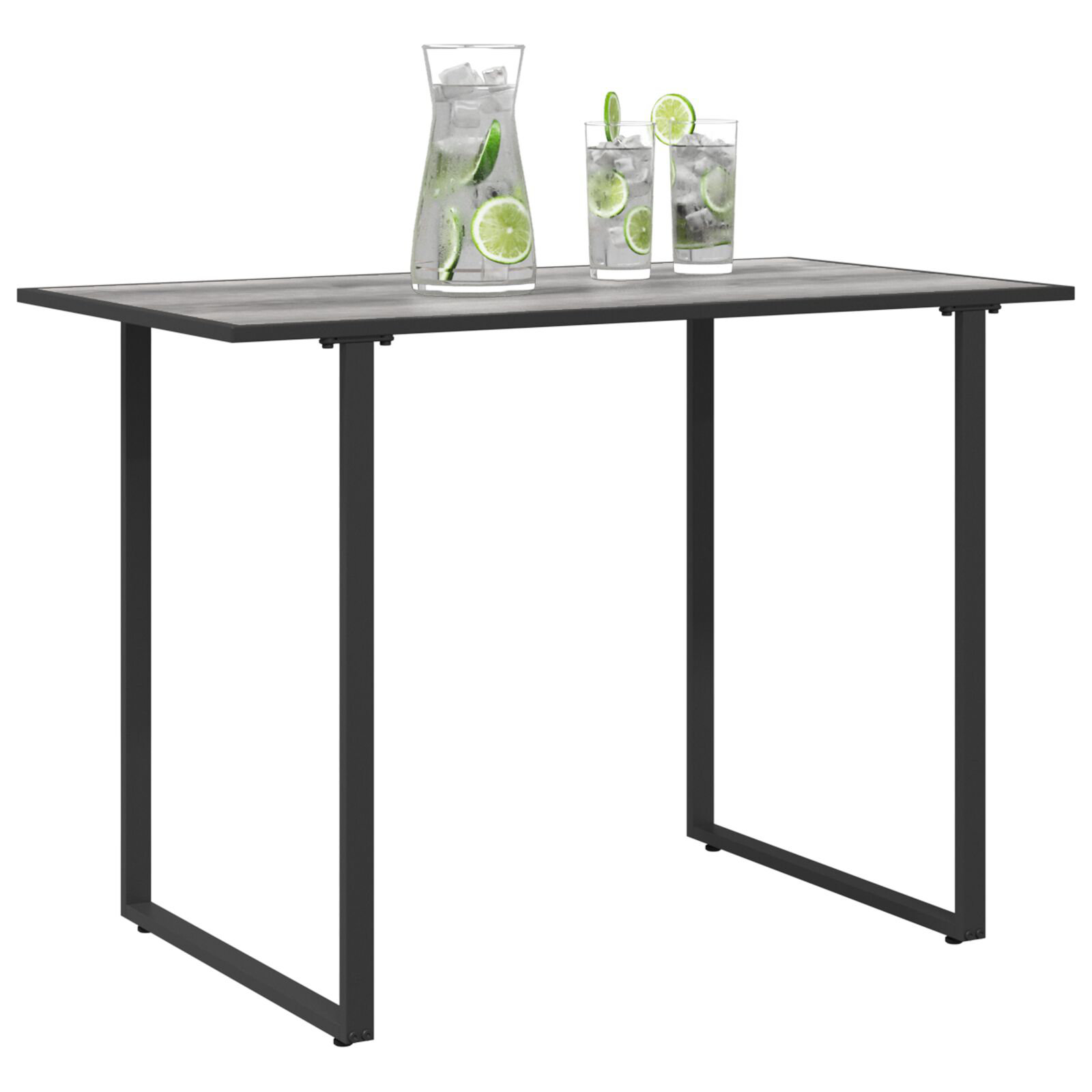 Ebern Designs Garden Table 39.4X21.7X27.6 In DPC And Steel | Wayfair