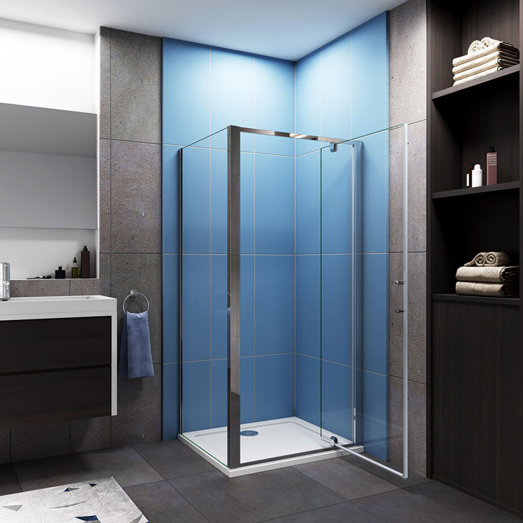 Belfry Bathroom Sampson Square Shower Enclosure - 1900 x 700 mm ...