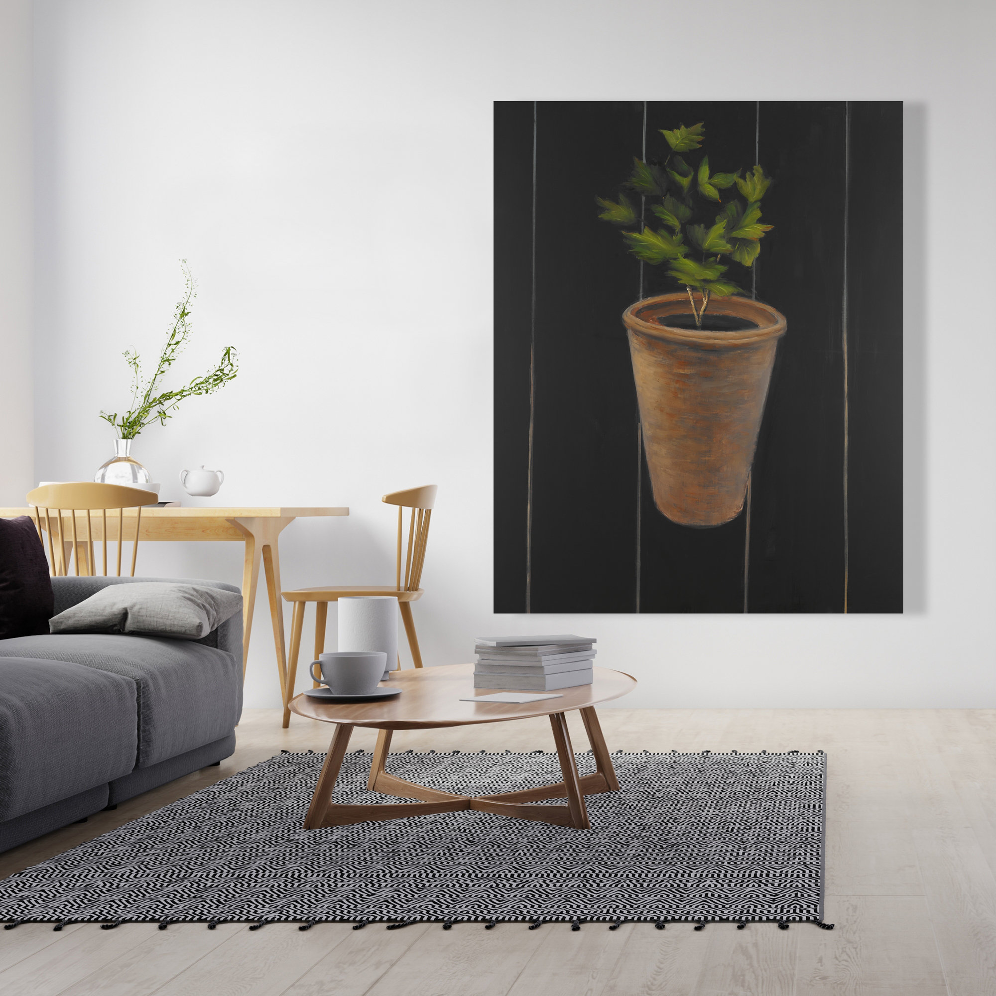 Begin Edition International Inc. Plant of Parsley - Green Object Canvas ...