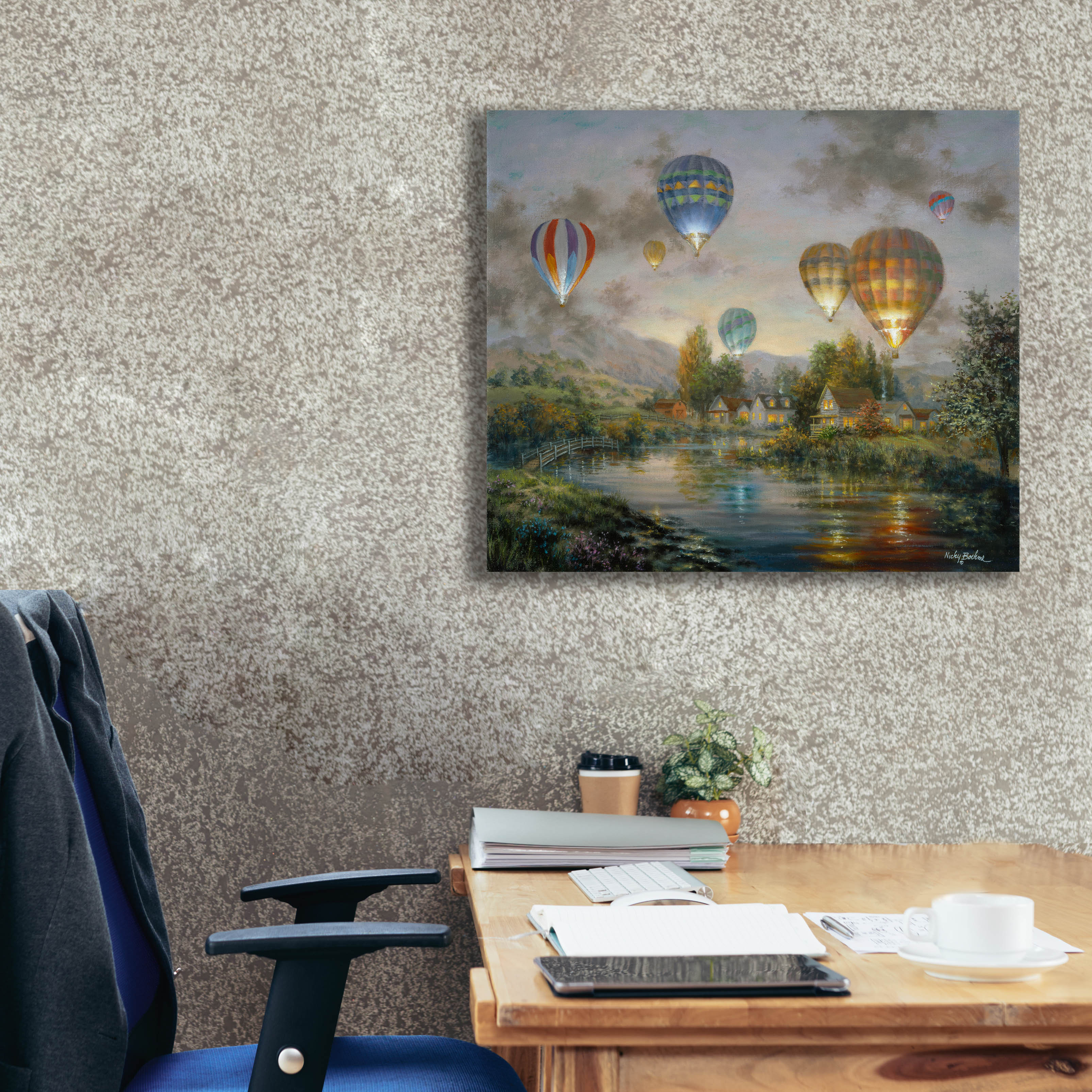 August Grove® 'Balloon Glow' by Nicky Boehme Canvas Wall Art | Wayfair