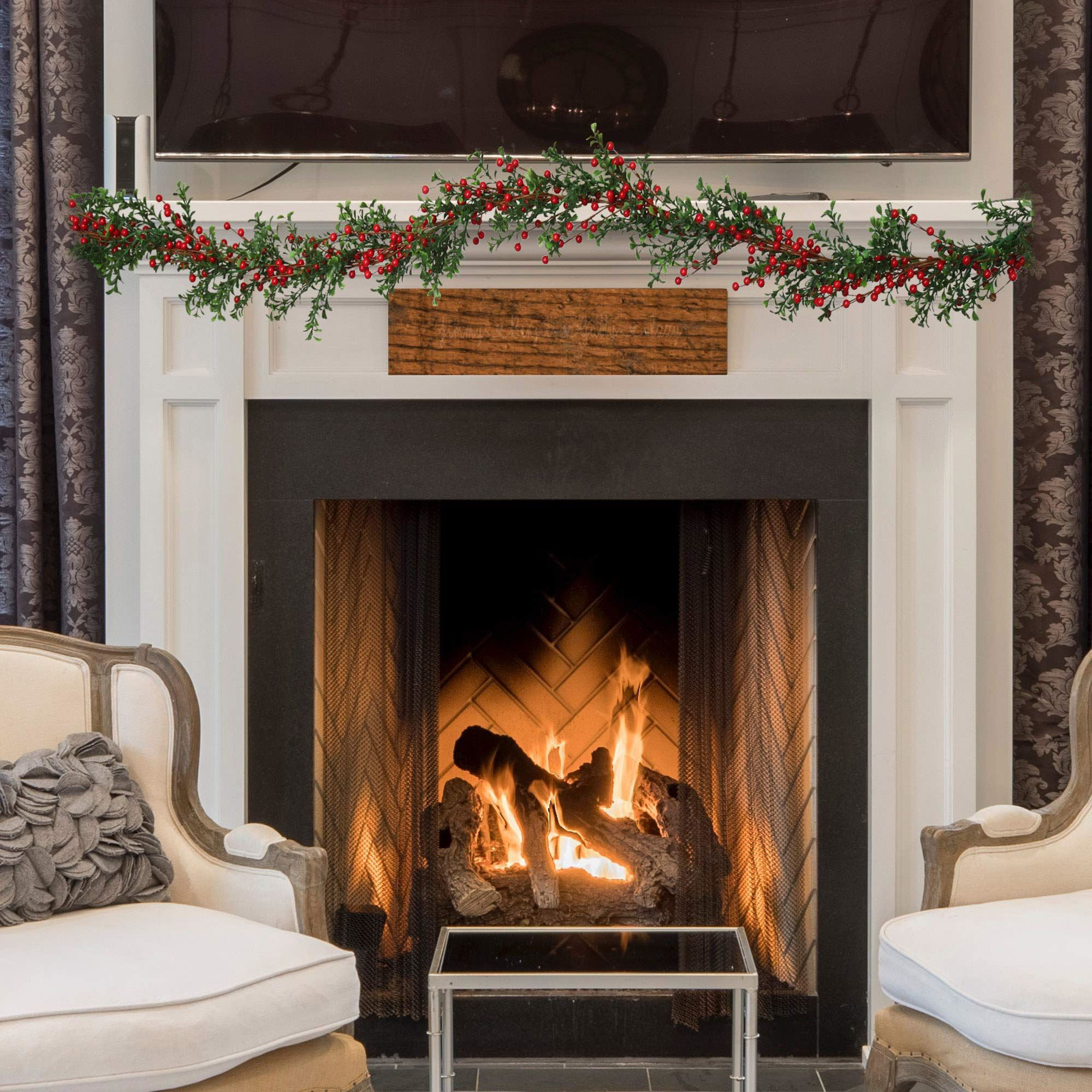 Primrue 6' Tall Primrue Garland | Wayfair