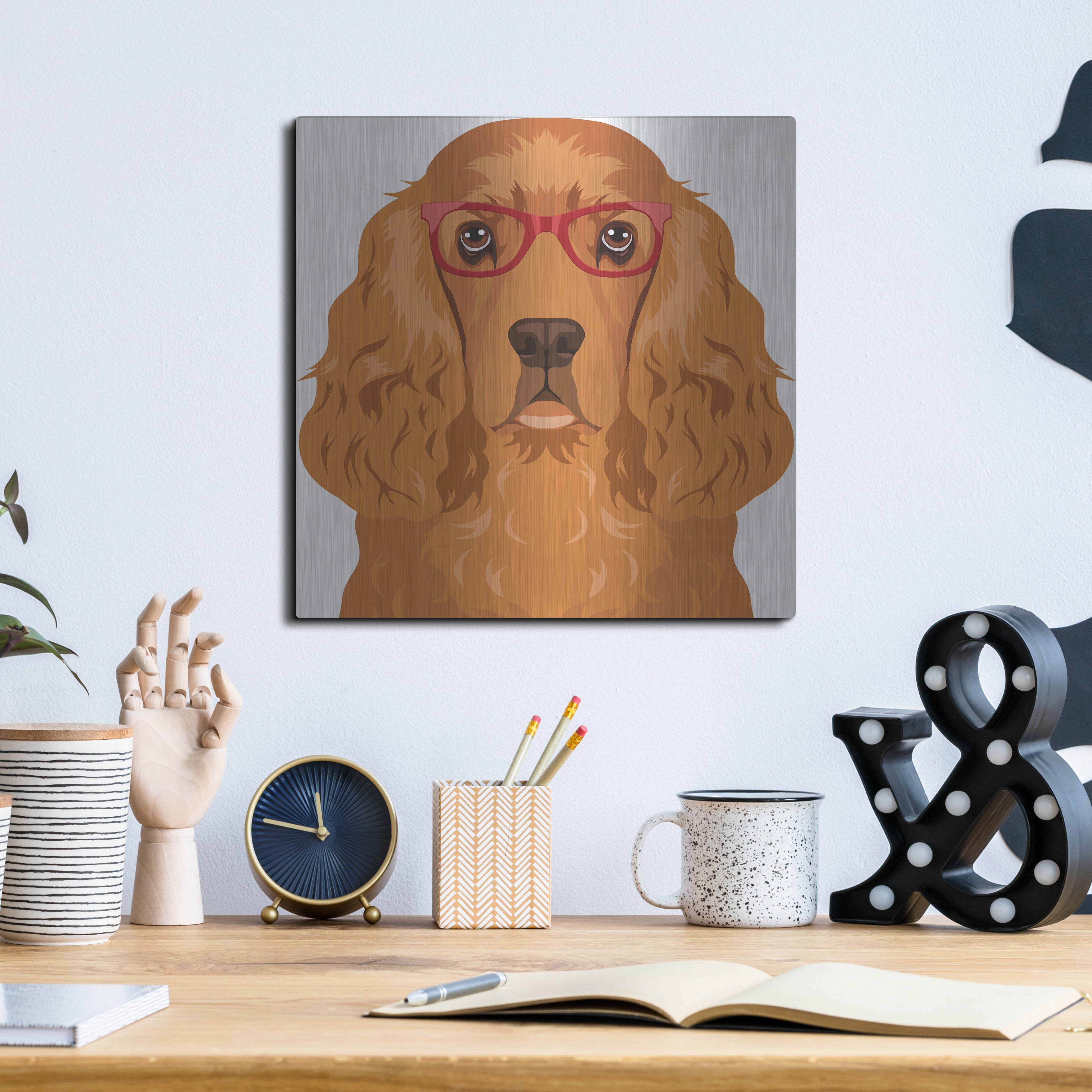 Trinx " English Cocker Spaniel Wearing Hipster Glasses " by Furbaby ...