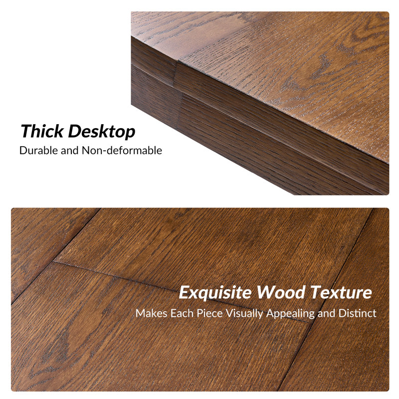 Red Barrel Studio® Suheyla Transitional Extendable Dining Table With ...