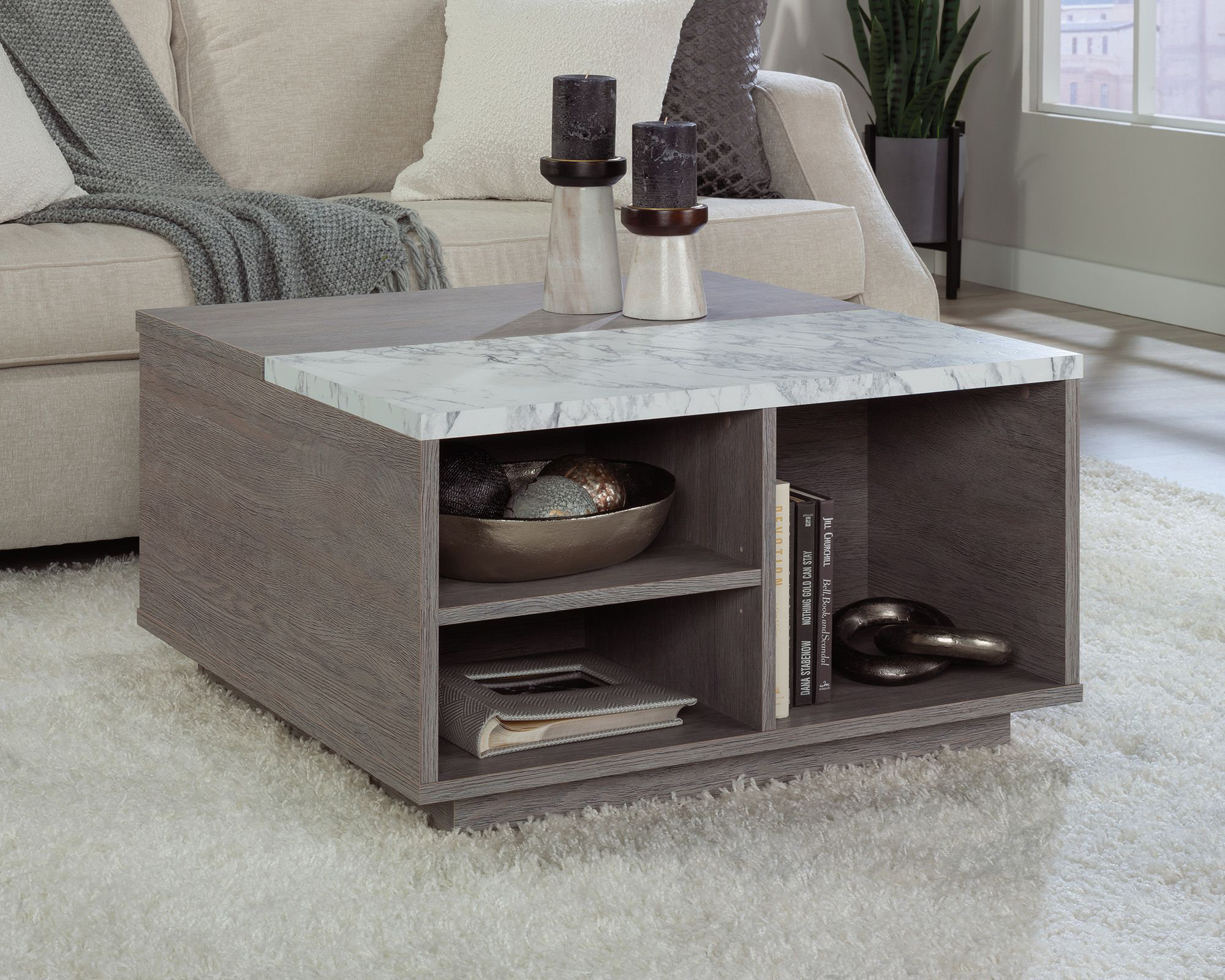 Ivy Bronx Braegan Lift Top Solid Coffee Table with Storage - Wayfair Canada