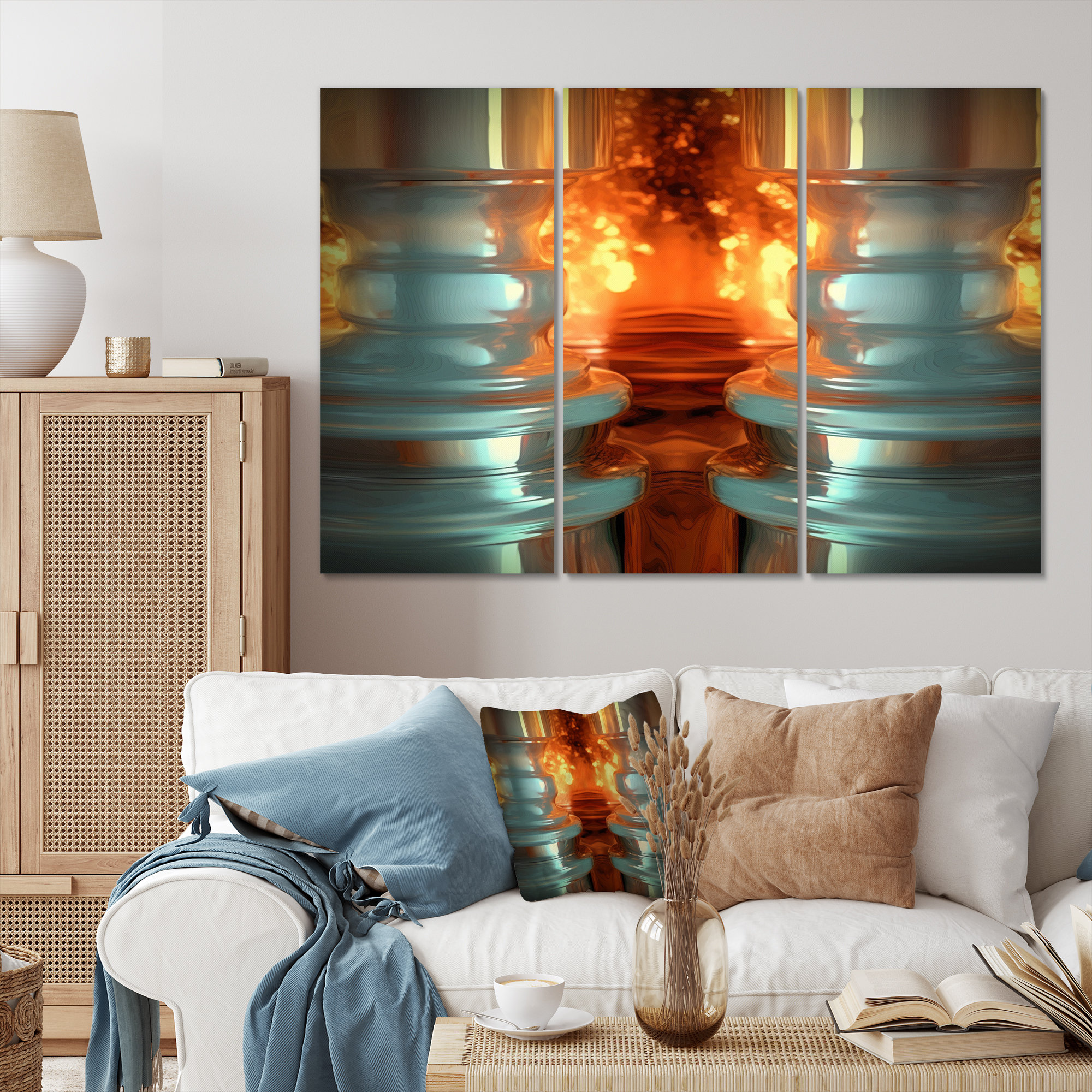 Design Art Imminent Amber Orange Surrealist Architecture - Minimalism ...