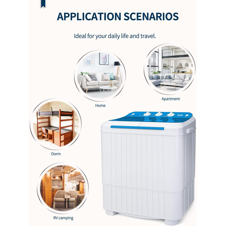 TABU 16,5 pieds cubes Combiné laveuse et sécheuse portative haute ...