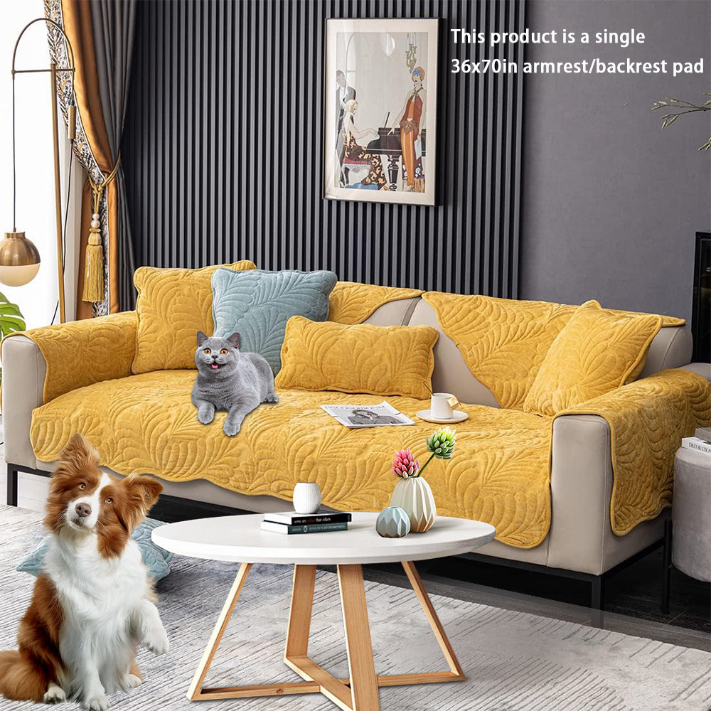 Red Barrel Studio® Plush Sofa Cushion, No Armrests No Backrest, 1 Piece ...