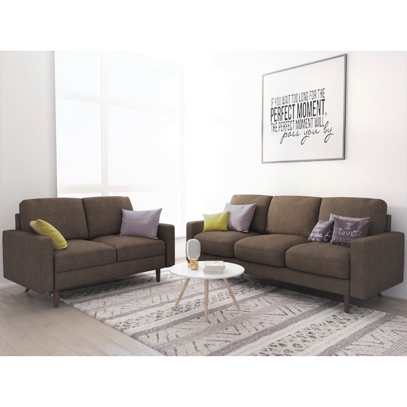 Wrought Studio Macsen 2 Piece Standard Living Room Set & Reviews | Wayfair
