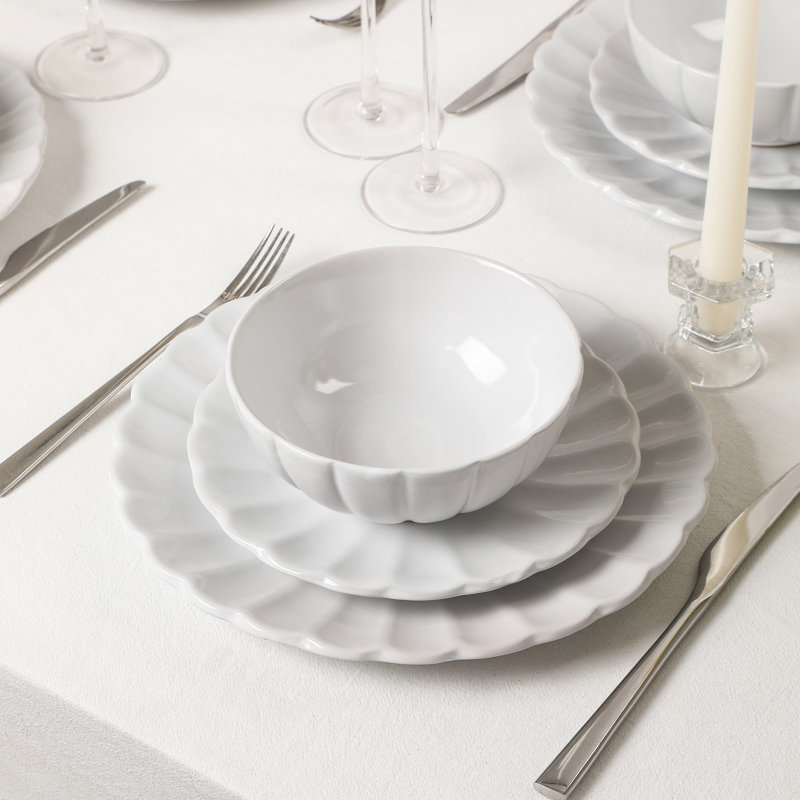 Earth & Clay Phoenix 24-Piece Dinnerware Set Stoneware | Wayfair