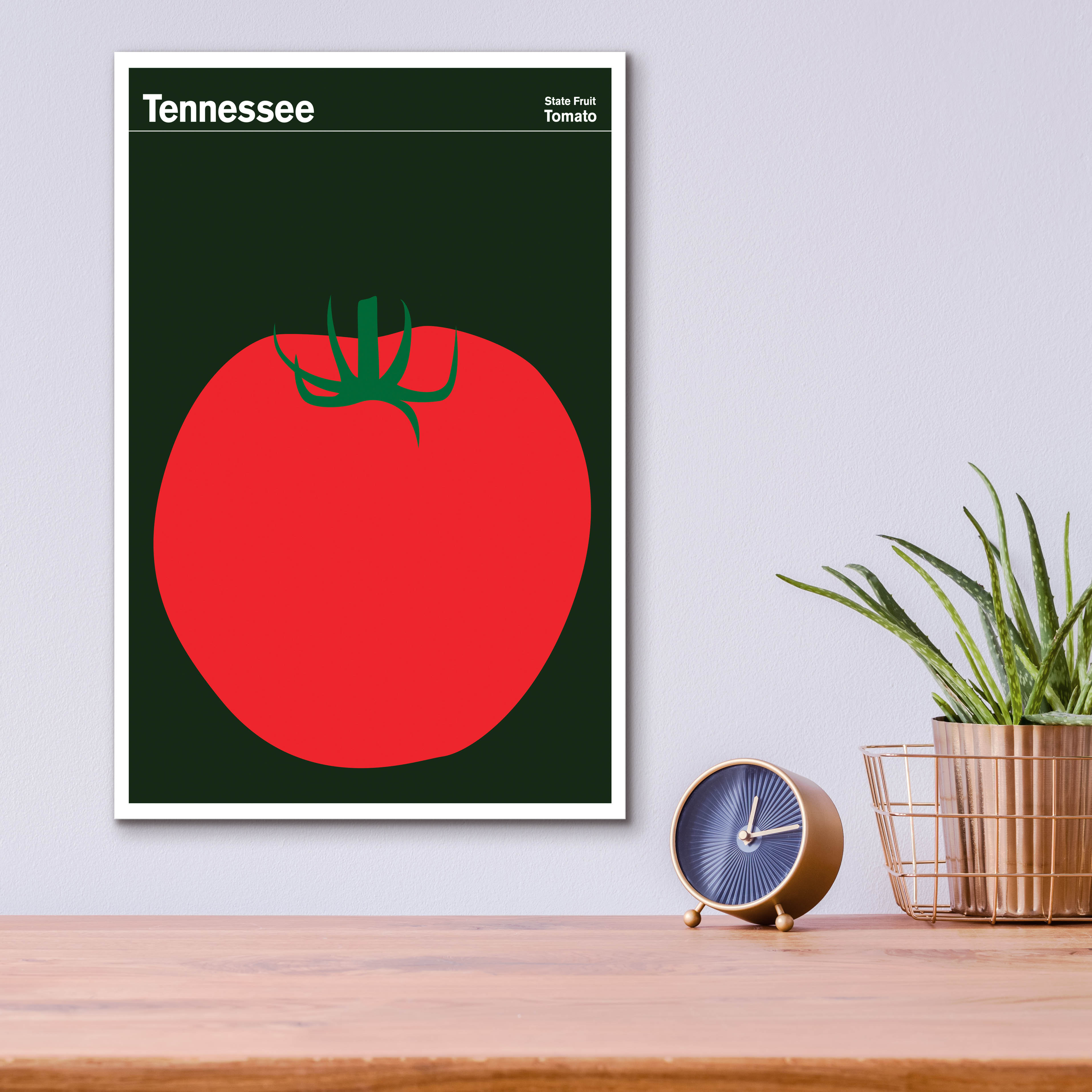 Ebern Designs " State Posters 20 " by Print Collection | Wayfair