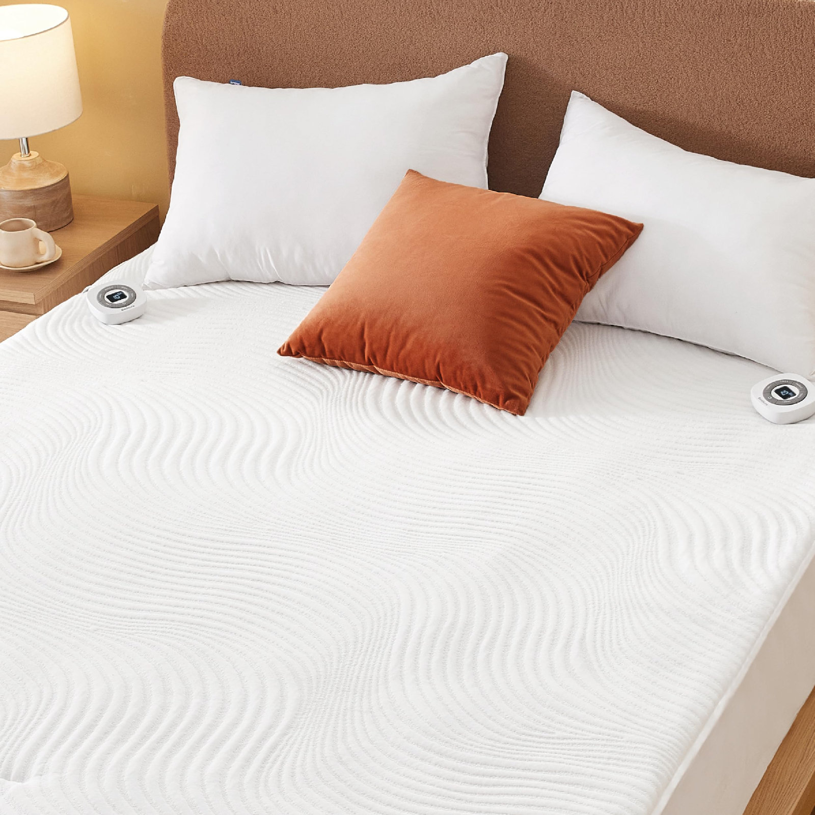Alwyn Home Surmatelas pour grand lit - Chauffe-lit avec fonctions de ...