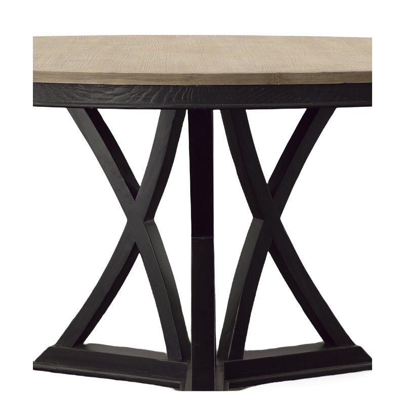 Trent Austin Design® Winfrid 60" Pine Solid Wood Pedestal Dining Table ...