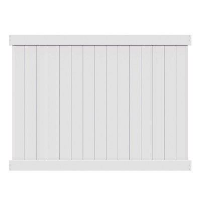 Barrette Outdoor Living Solid Privacy Panel Fence Kit & Reviews | Wayfair