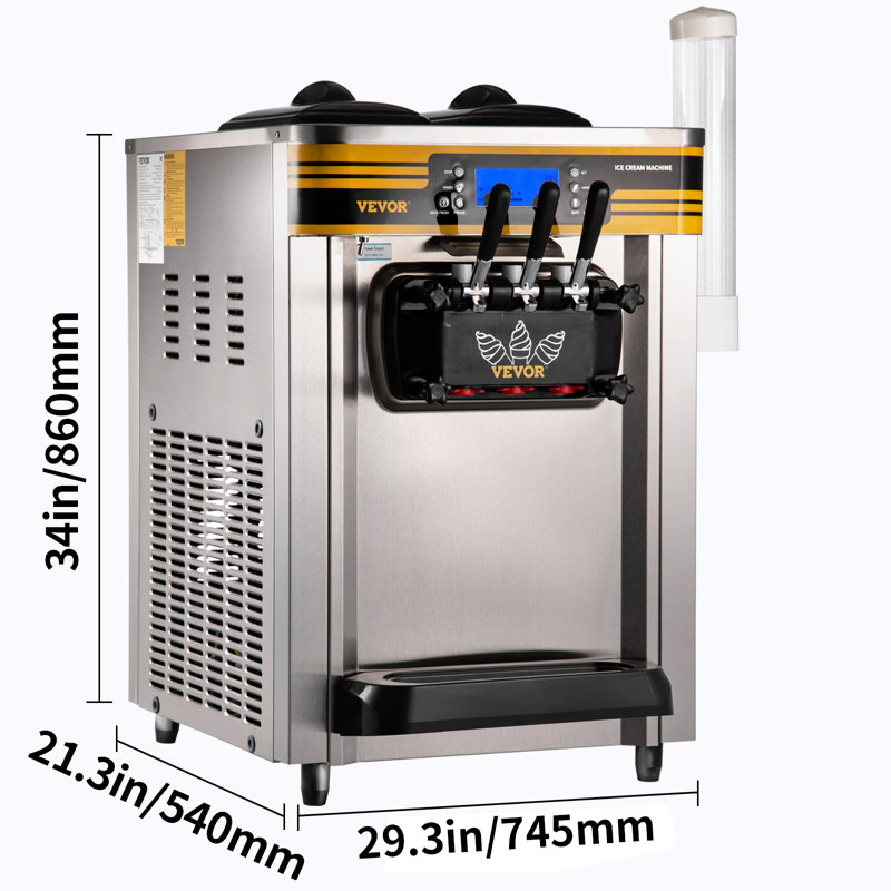 VEVOR Countertop Soft Serve Ice Cream Maker | Wayfair