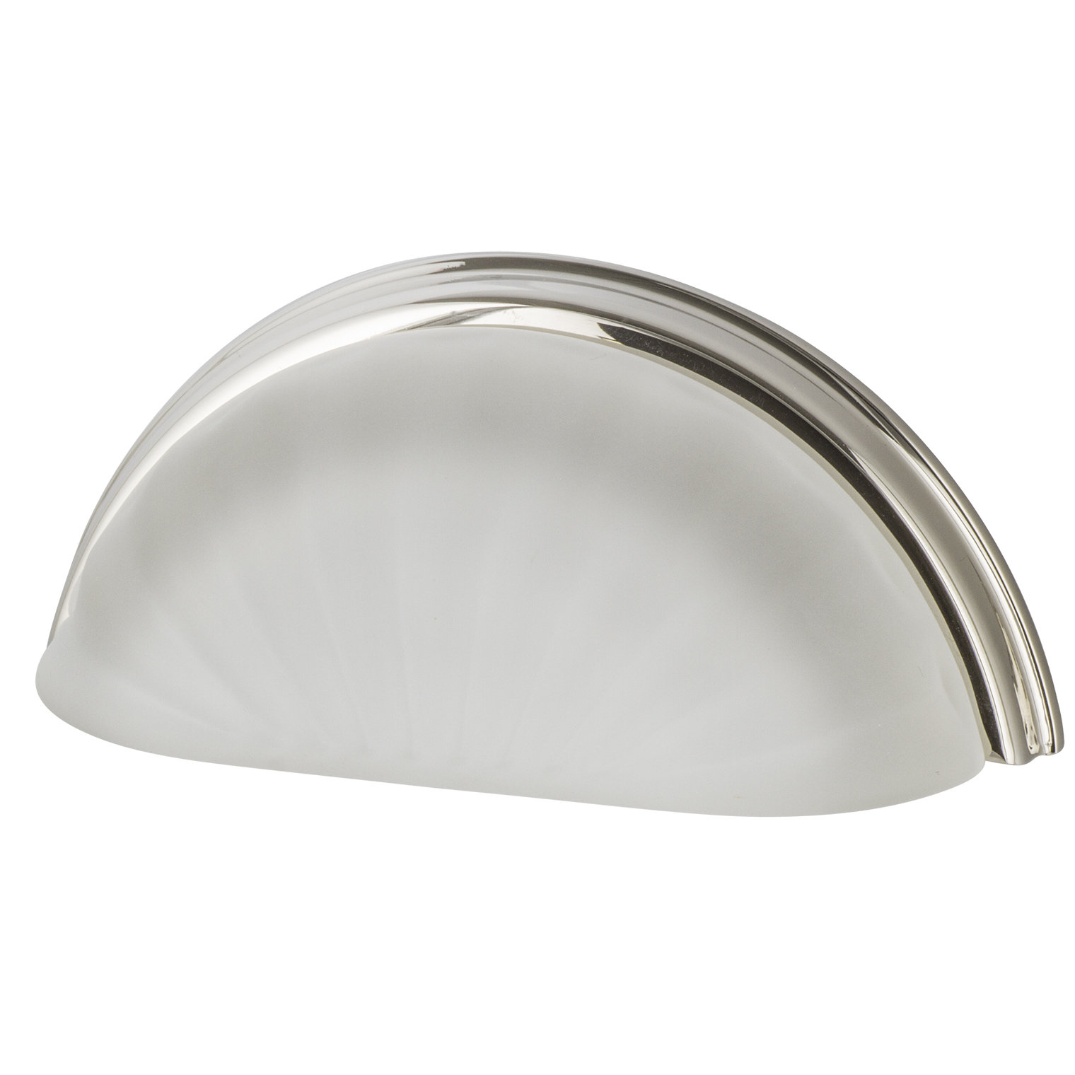 Nostalgic Warehouse Cup Pull Crystal Frosted Fluted 3" on Center | Wayfair